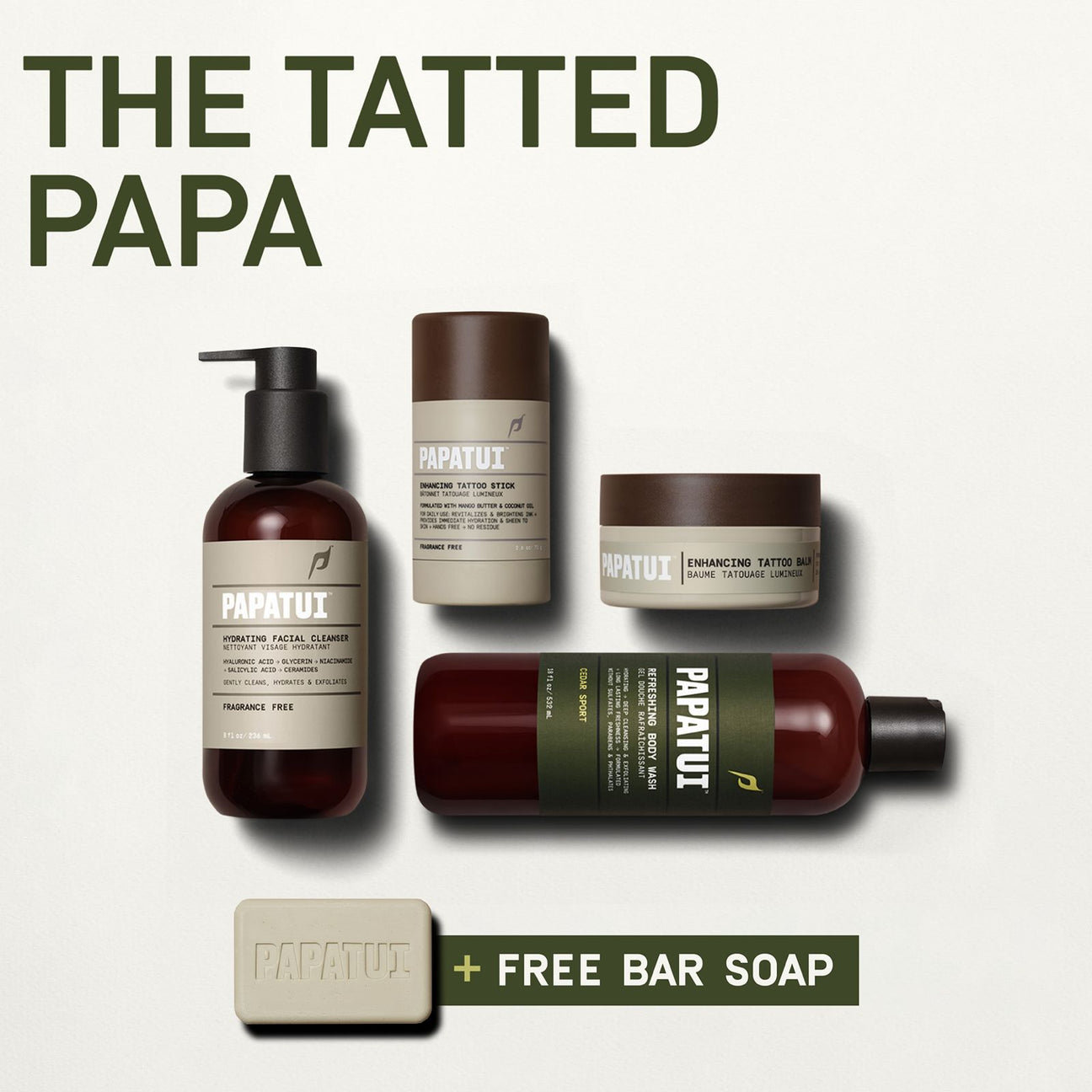 PAPATUI™ | Men's Skincare & Mens Grooming Products by Dwayne Johnson